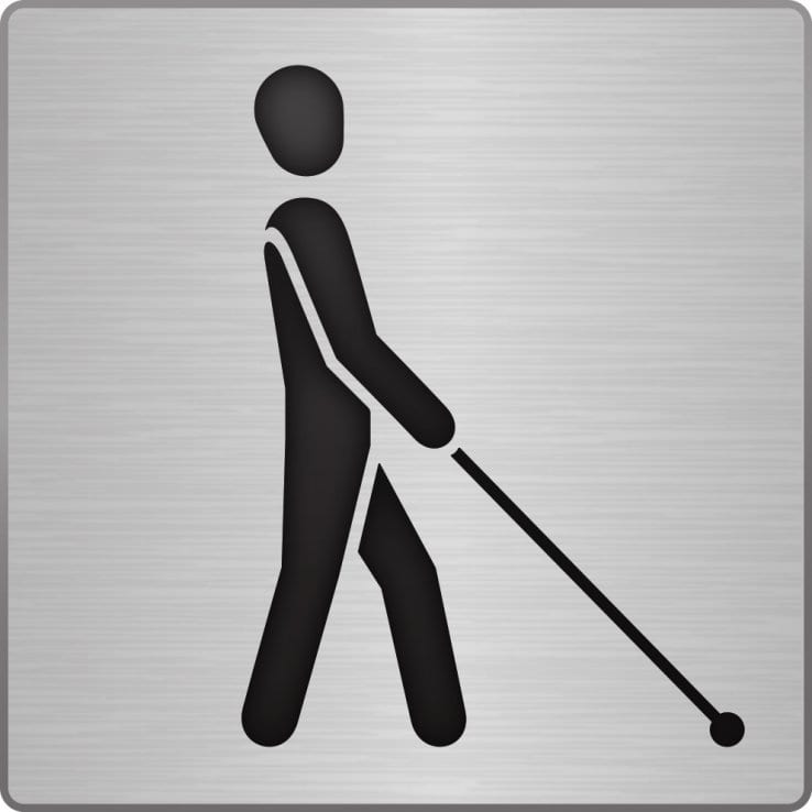 pictogram people who are blind | Eifel National Park