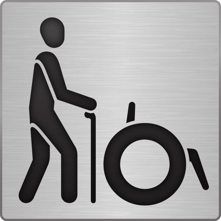 pictogram people with mobility impairments | Eifel National Park